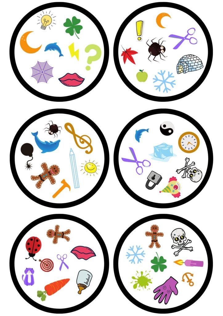 Dobble para imprimir | Juego de cartas Dobble IMPRIMIBLE | JUEGOS ...