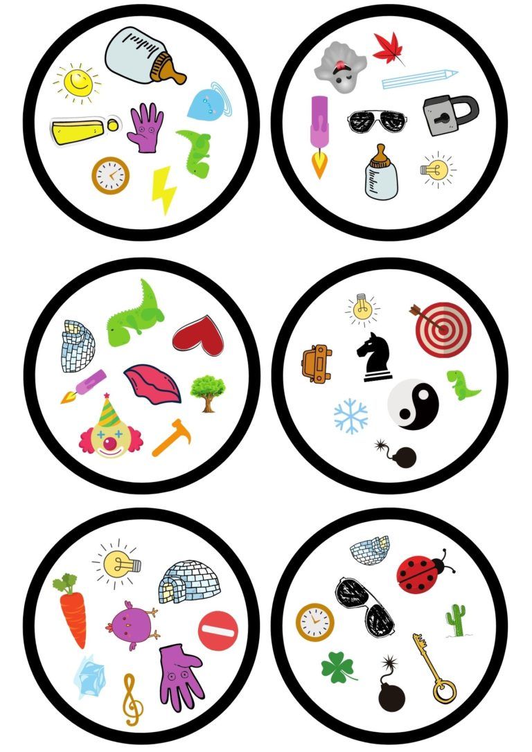 Dobble para imprimir | Juego de cartas Dobble IMPRIMIBLE | JUEGOS ...